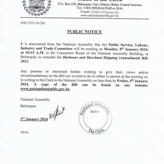 Welcome - National Assembly of Belize