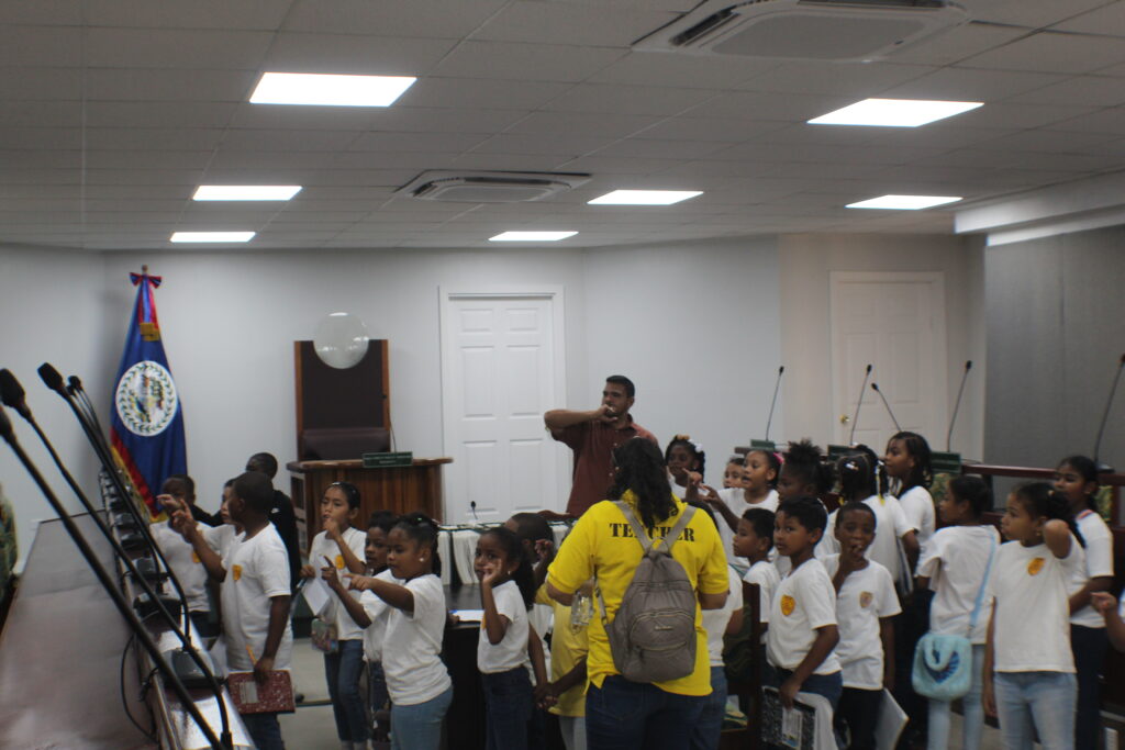 St. Joseph R.C. Primary School visits the National Assembly of Belize ...