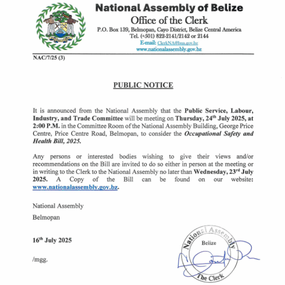 Welcome - National Assembly of Belize