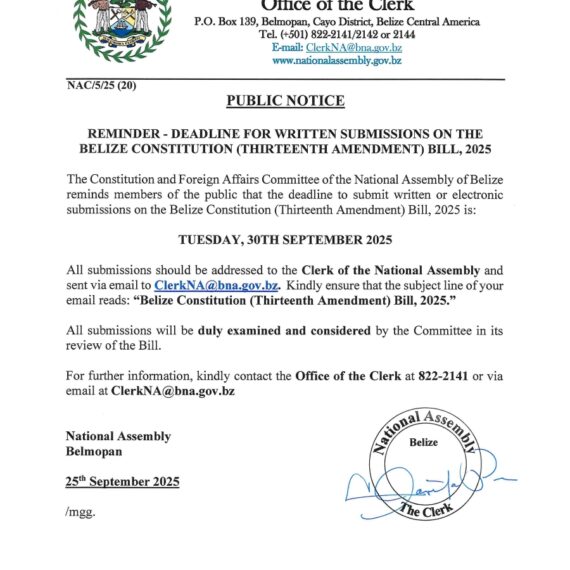 Welcome - National Assembly of Belize